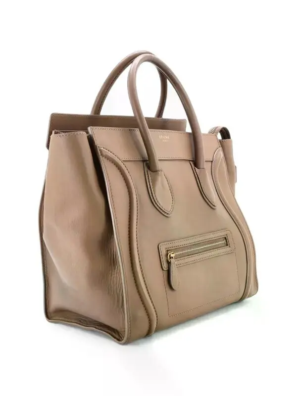 Celine Luggage Bag Smooth Leather Mini Tote Bag