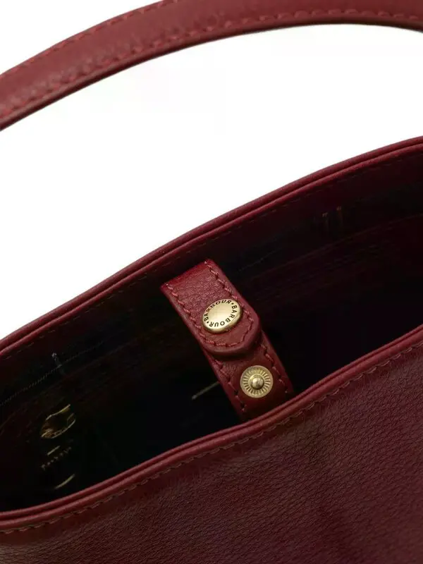 Barbour Mini Cedar Grained Leather Bucket Bag