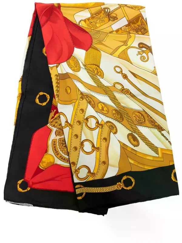 Hermès 1986 Soleil De Soie Silk Scarf 90 Scarves - Multicolour