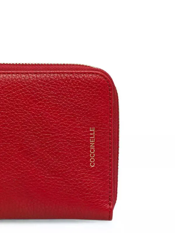 COCCINELLE Zipped Calf Leather Jewellery Case