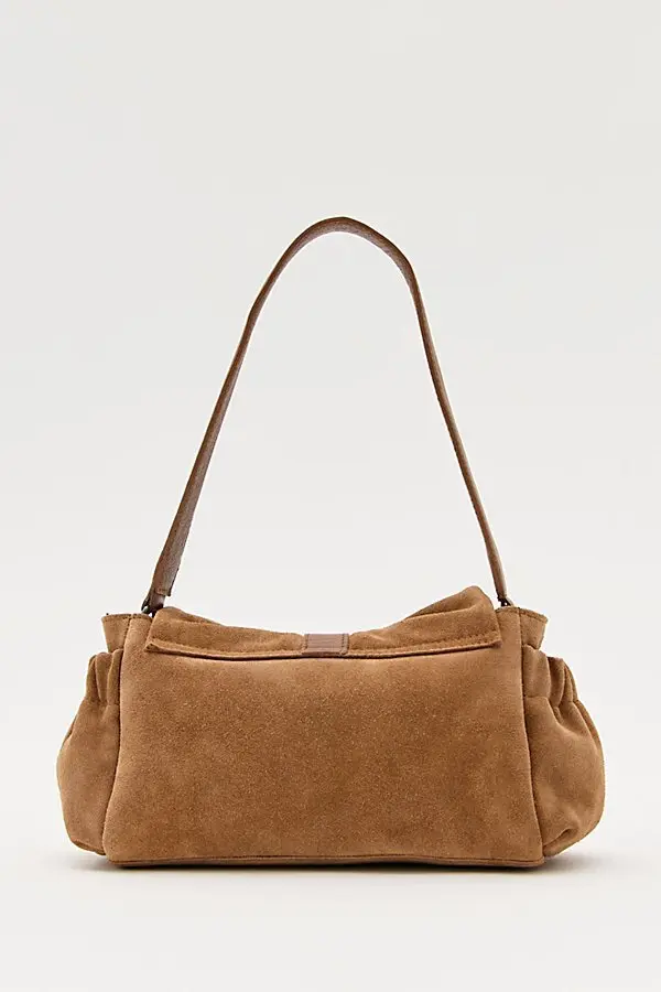Free People Palermo Cinched Bag - Biscuit