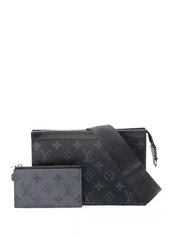 LOUIS VUITTON 2021-2026 Monogram Eclipse Gaston Wearable Wallet Crossbody Bag