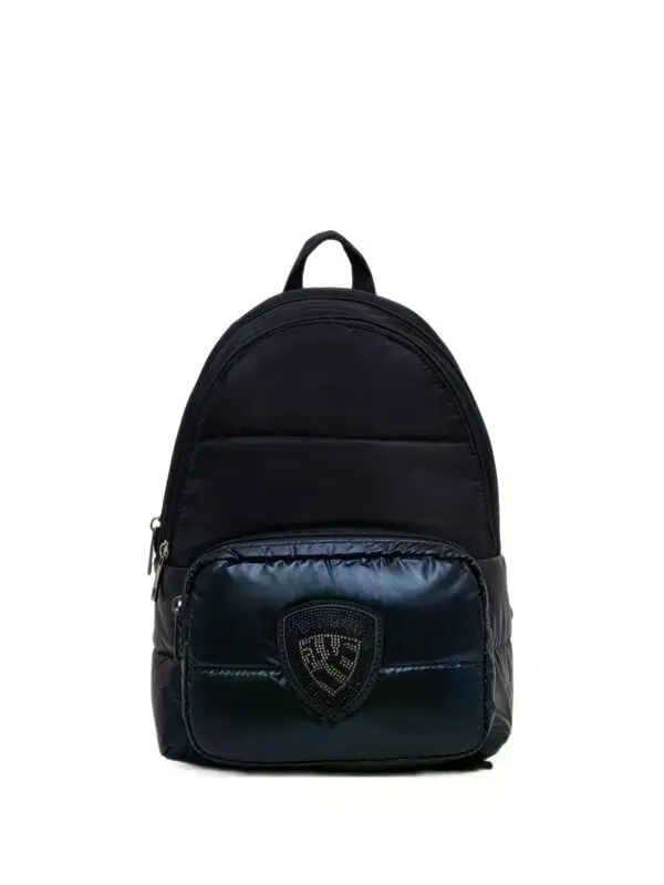 BLAUER. Quilted Crystal-embellished Backpack