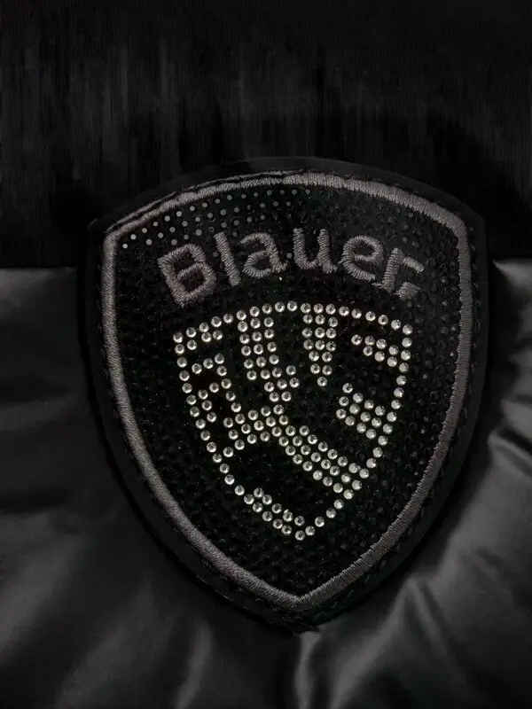 BLAUER. Padded Crystal-embellished Shoulder Bag