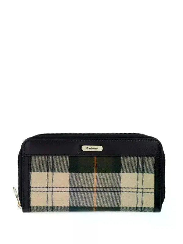 Barbour Daphne Tartan-print Leather Wallet