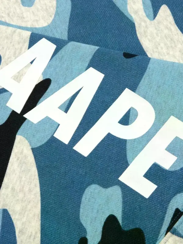 AAPE BY *A BATHING APE Camouflage-print Logo-print Sweater