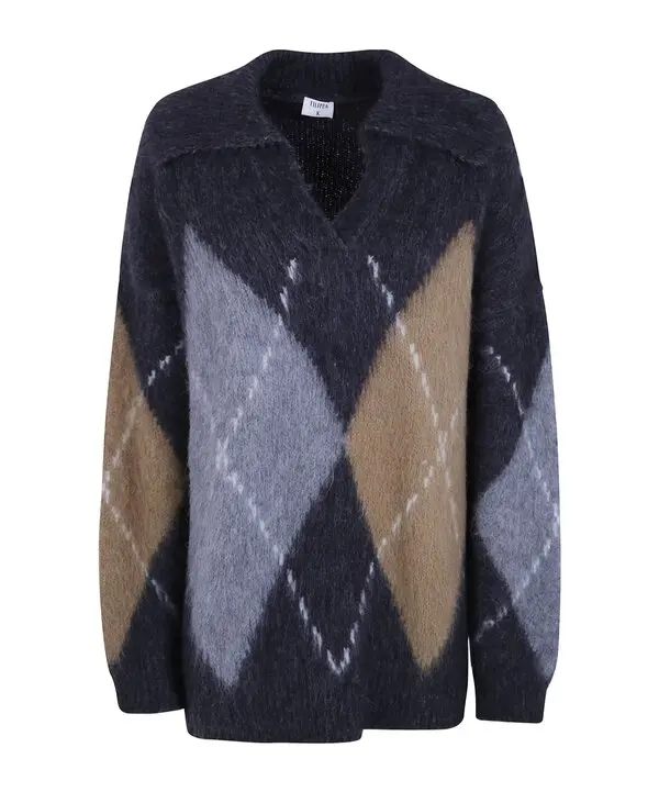 Filippa K Argyle Knit Sweater - Multicolor