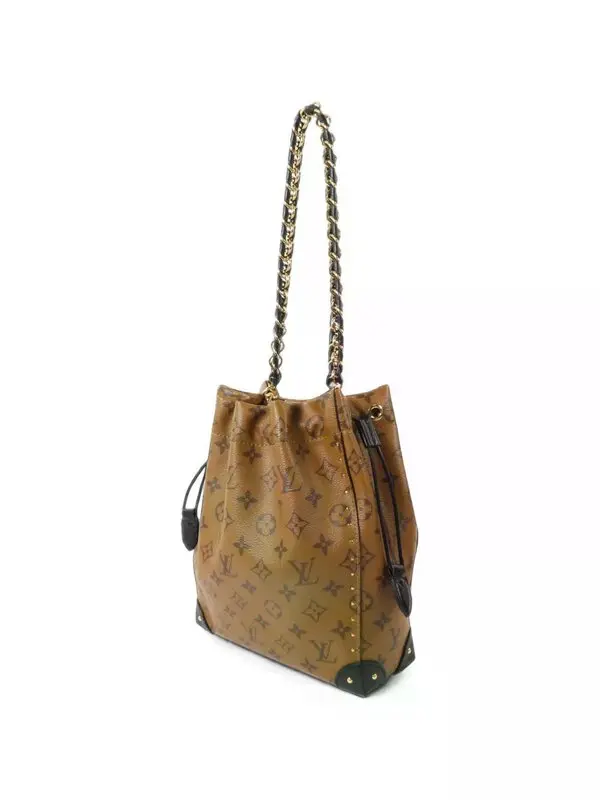 LOUIS VUITTON Pm Noe Trunk Monogram Reverse Shoulder Bag