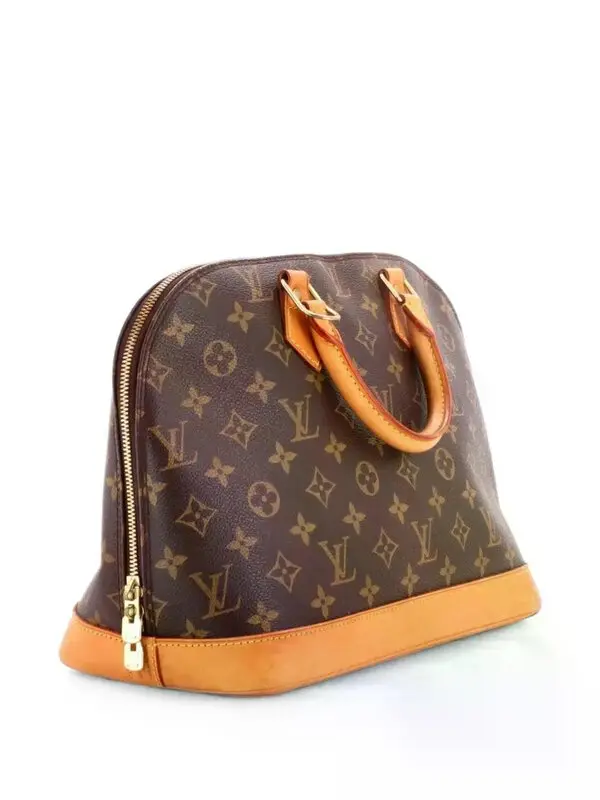 LOUIS VUITTON Vintage Alma Handbag Monogram Canvas Pm Satchel