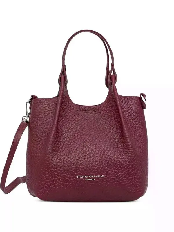 GIANNI CHIARINI Small Dua Grained Leather Mini Bag - Red