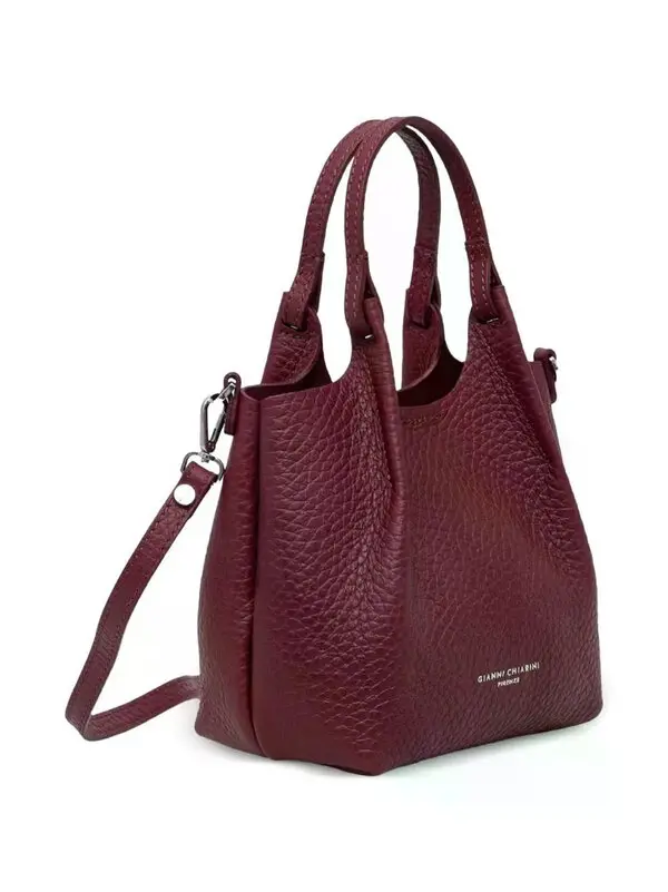 GIANNI CHIARINI Small Dua Grained Leather Mini Bag - Red