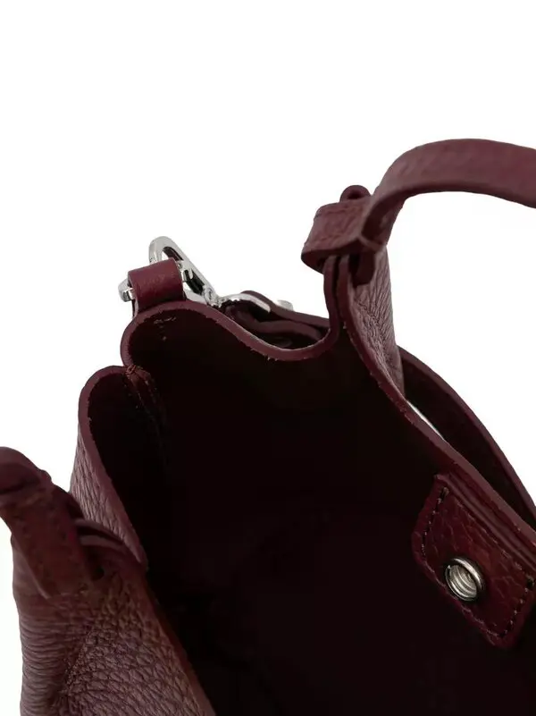 GIANNI CHIARINI Small Dua Grained Leather Mini Bag - Red