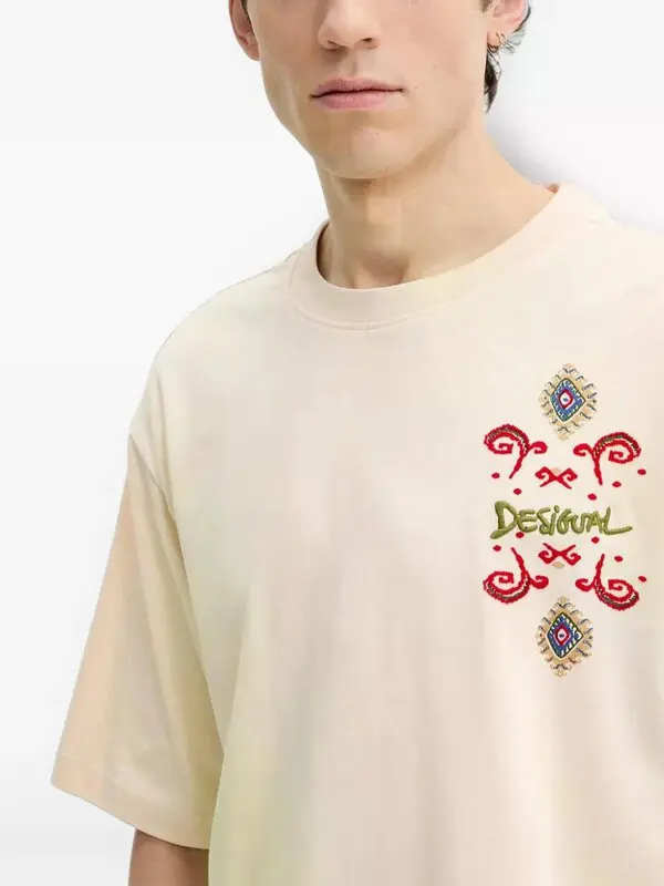 Desigual Ethnic Embroidered T-shirt