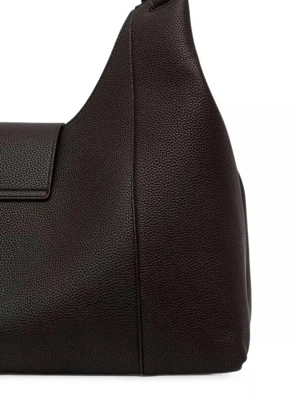 Armani Exchange Logo-plaque Pebbled-effect Tote Bag