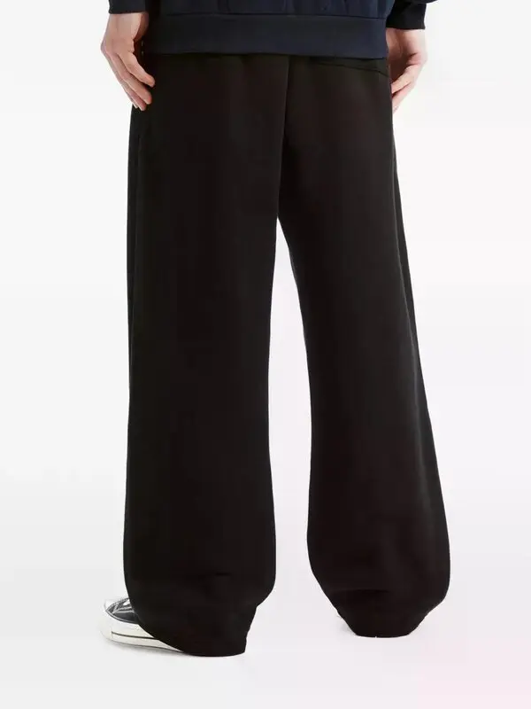 CHOCOOLATE Wide-leg Track Pants - Black