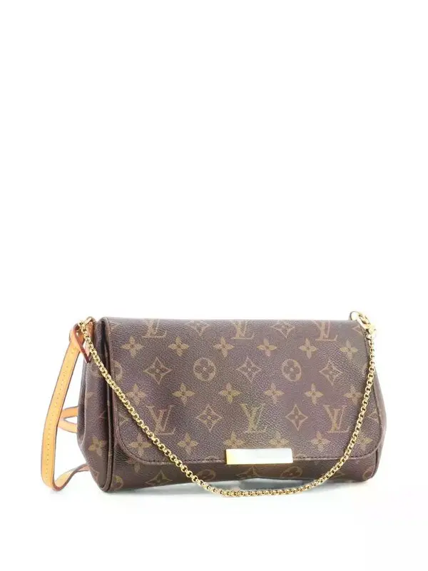 LOUIS VUITTON Favorite Handbag Monogram Canvas Mm Crossbody Bag - Brown