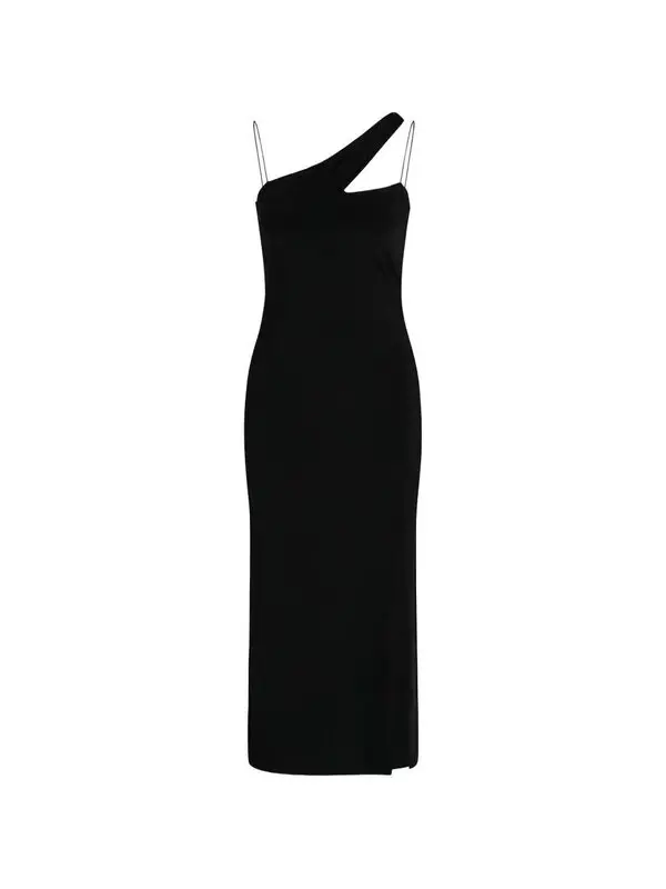 BRUUNS BAZAAR Cut-out Asymmetric Midi Dress