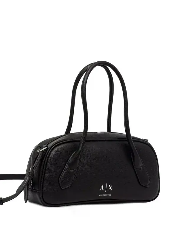 Armani Exchange Logo-print Cross Body Bag - Black