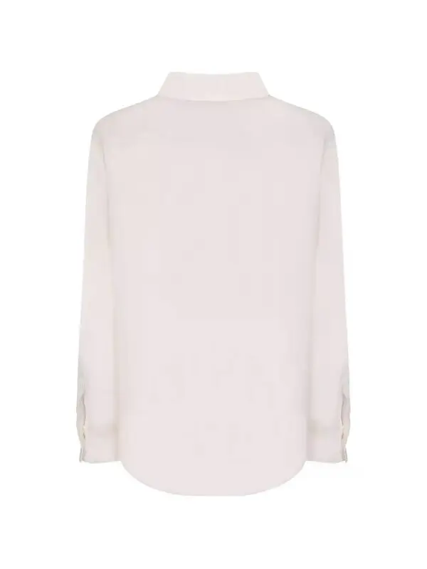 BLANCA VITA Button-up Long-sleeved Shirt