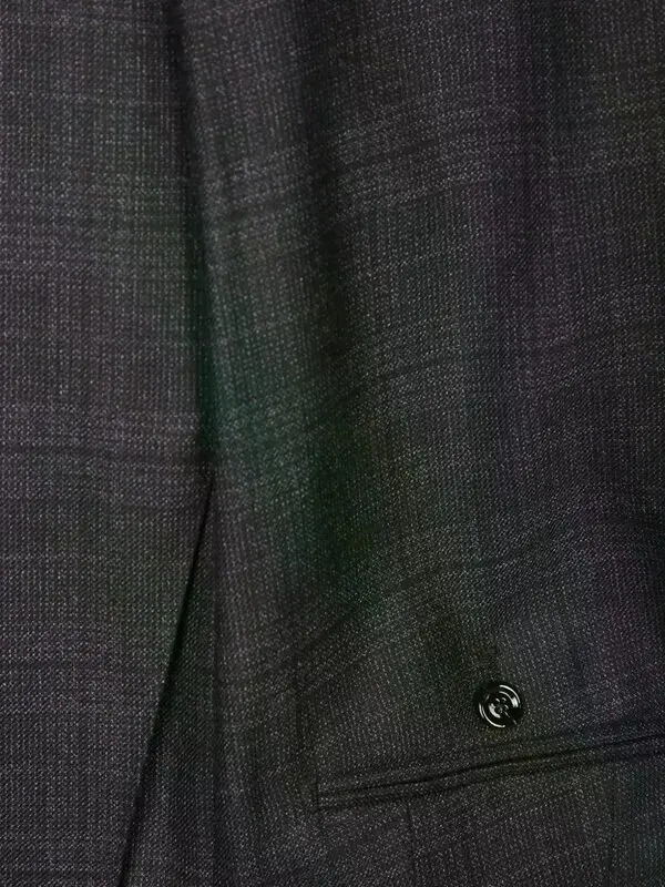 LARDINI Check-pattern Single-breasted Suit