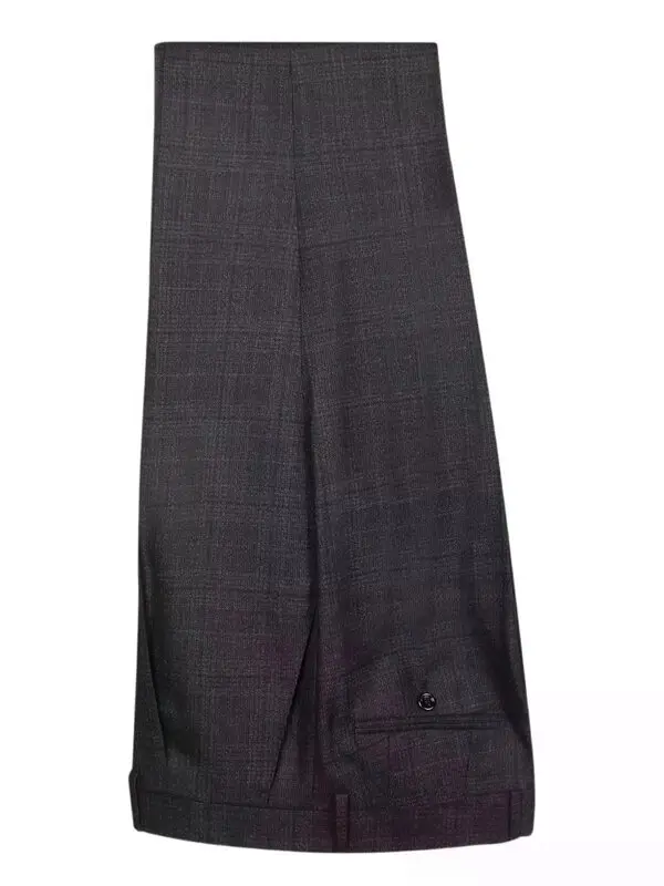 LARDINI Check-pattern Single-breasted Suit