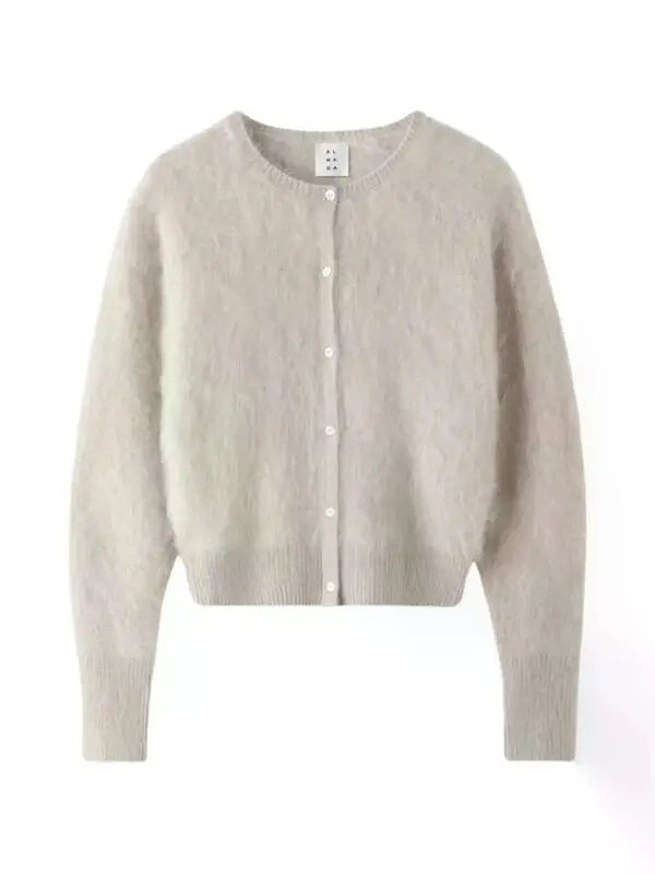 Almada Label Button-up Cashmere Cardigan