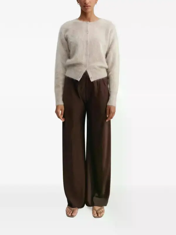 Almada Label Button-up Cashmere Cardigan