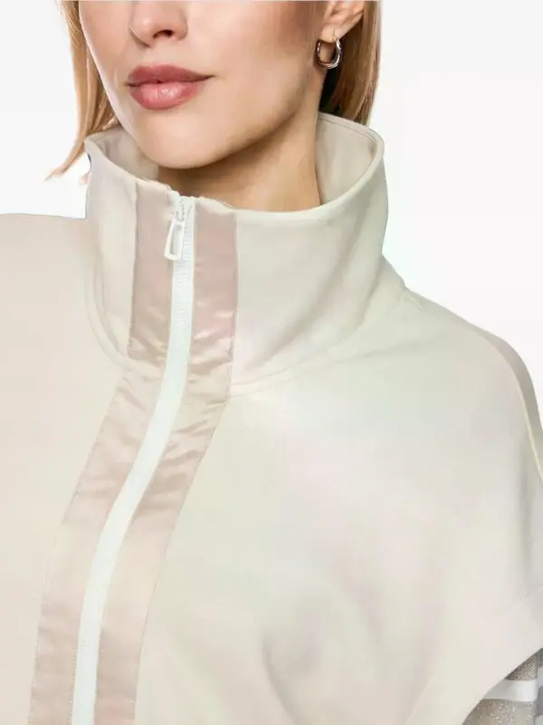 MARCCAIN High-neck Drawstring-hem Waistcoat