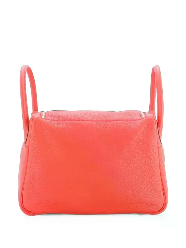 Hermès Lindy Bag Clemence 30 Shoulder Bag - Red