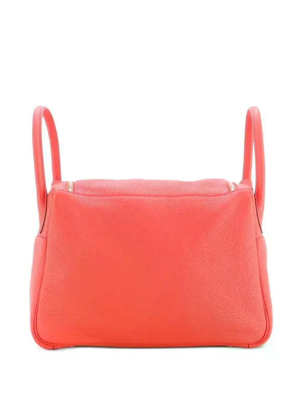 Hermès Lindy Bag Clemence 30 Shoulder Bag - Red