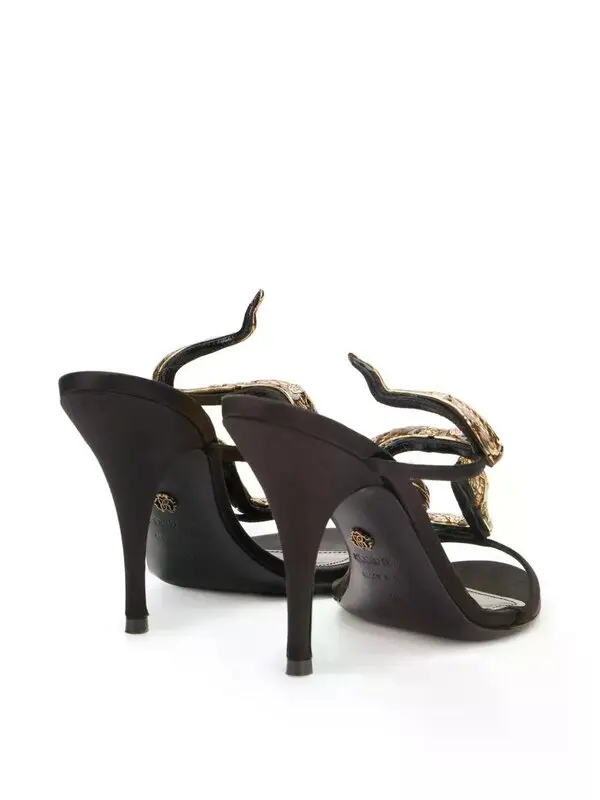 Roberto Cavalli Snake-embellished Sandals