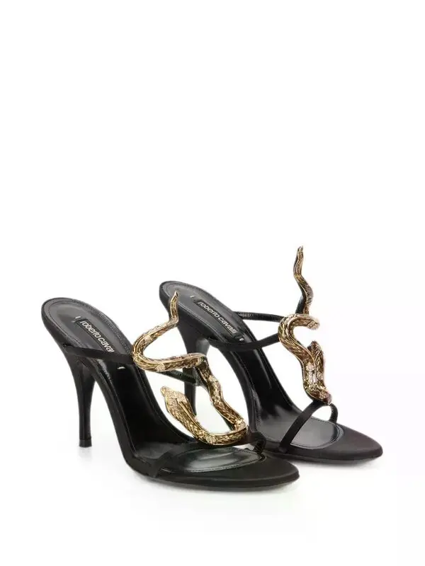 Roberto Cavalli Snake-embellished Sandals