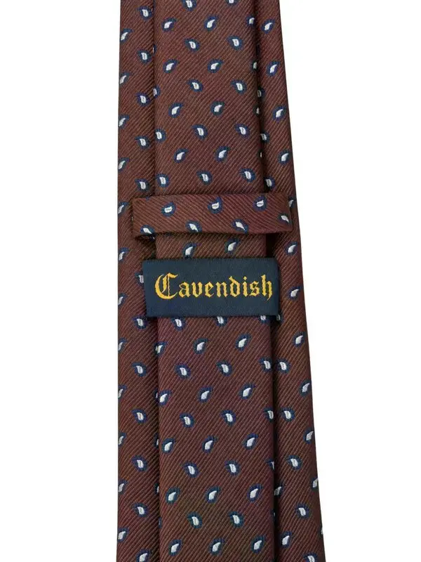 CAVENDISH Paisley-print Tie