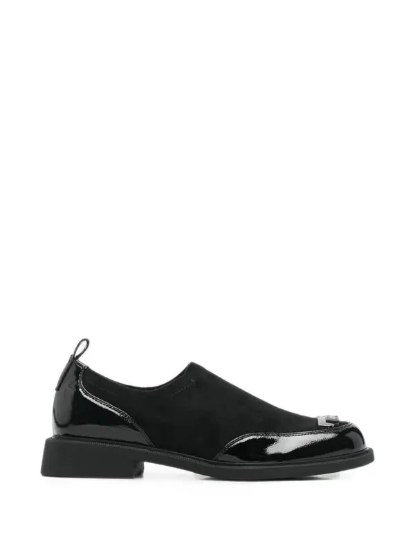 LINDA BAUMANN Panelled Buckled Loafers