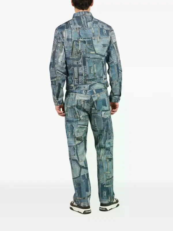 Roberto Cavalli Patchwork Denim Jacket