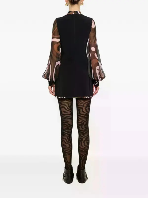 Emilio Pucci Dady Dress With Printed Sleeves