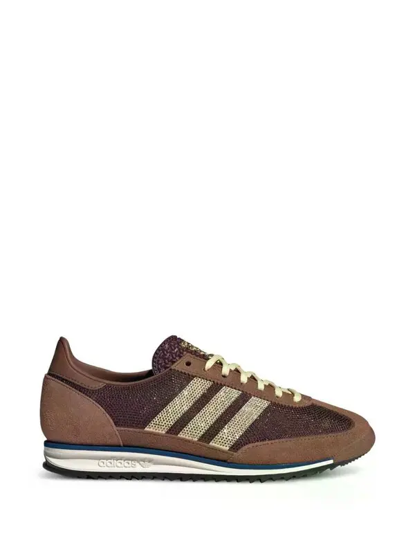 Adidas Sl 72 Og Crystal-embellished Sneakers - Brown