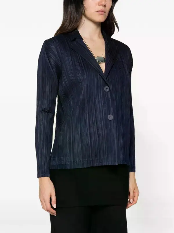 Issey Miyake Pleated Notch-lapel Jacket
