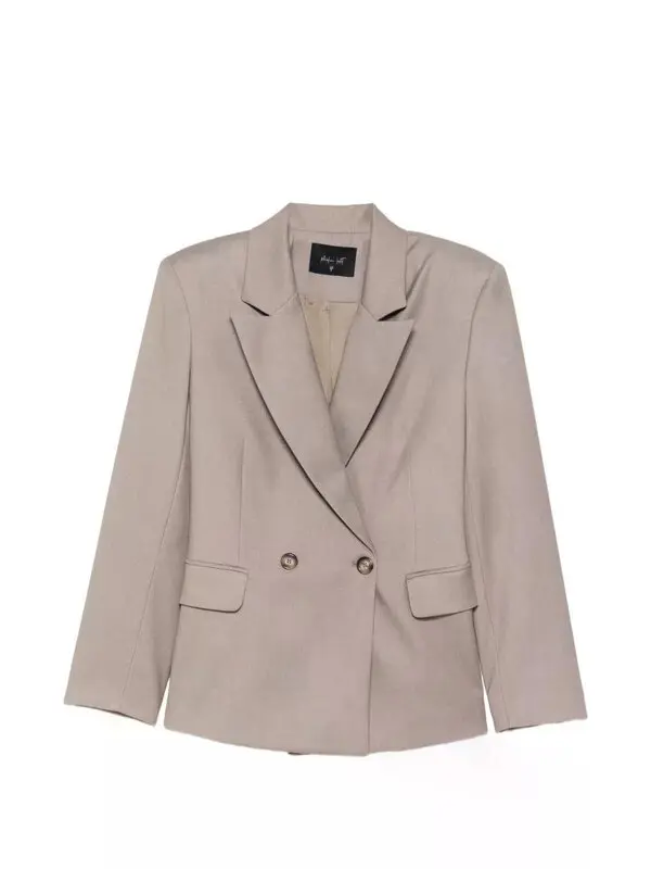 PHILIA LOFT Double-breasted Tie-back Blazer