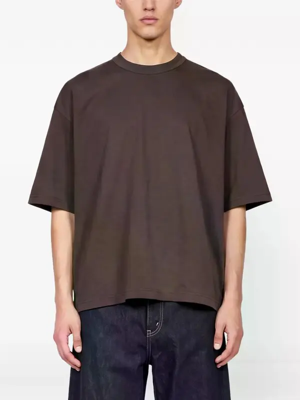Comme Des Garçons Drop-shoulder T-shirt - Brown