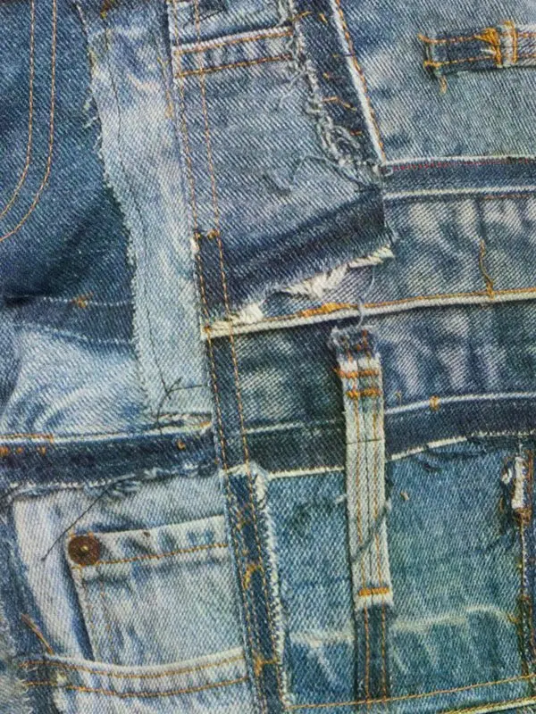 Roberto Cavalli Patchwork Cargo Pants