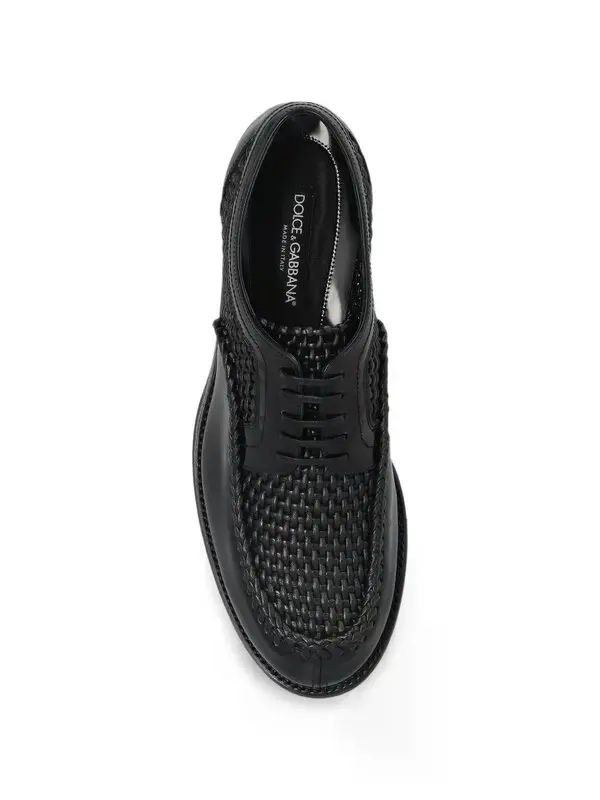 Dolce & Gabbana Woven Derby Shoes
