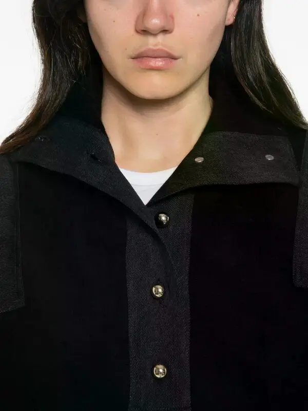 SESSUN Colour-block High-neck Sweater