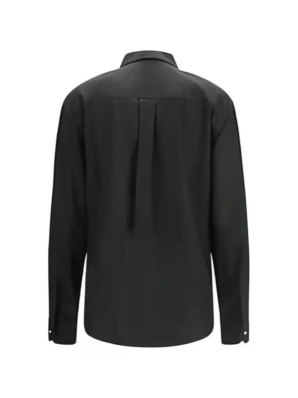 SARA ROKA Sibella Pleated-bib Shirt