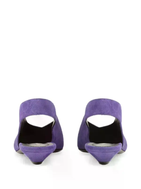 SERGIO ROSSI Beak Slingback Pumps