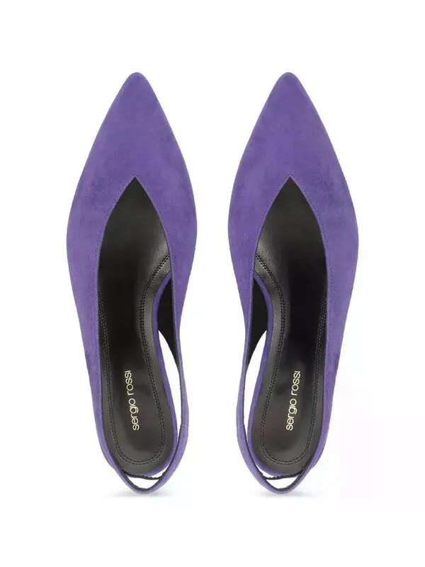 SERGIO ROSSI Beak Slingback Pumps