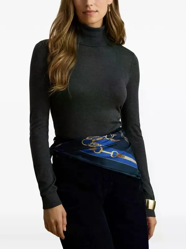 Ralph Lauren Logo-plaque Turtleneck Sweater