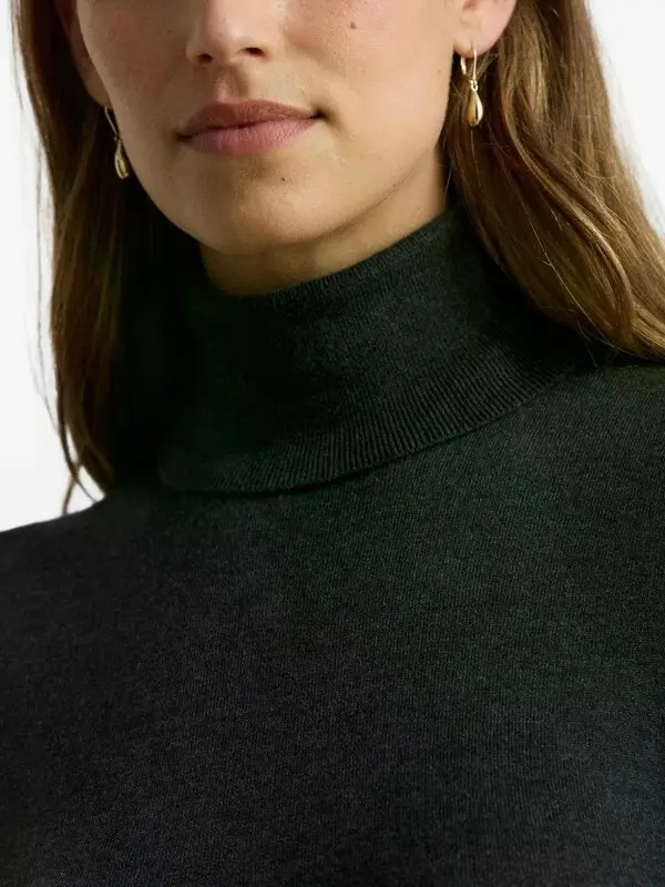 Ralph Lauren Logo-plaque Turtleneck Sweater