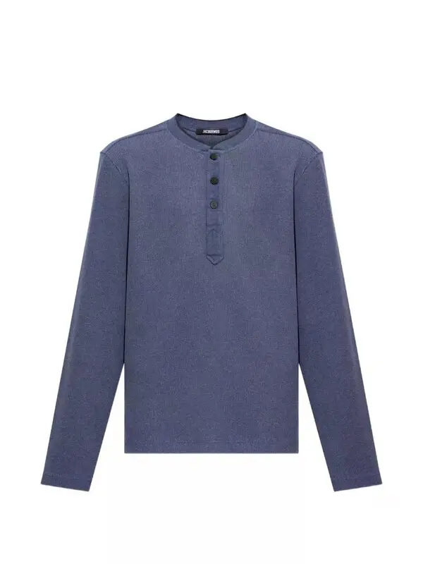 Jacquemus The Tricot Long-sleeve Henley T-shirt