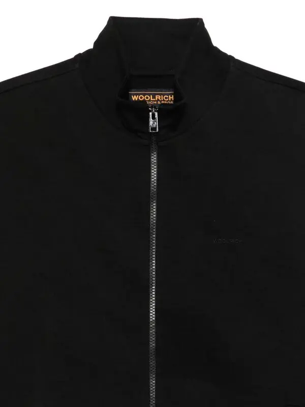 Woolrich Logo-print Zip-up Sweater